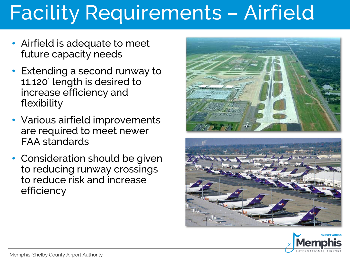 The MEM Master Plan Update Boards – Memphis International Airport – MEM