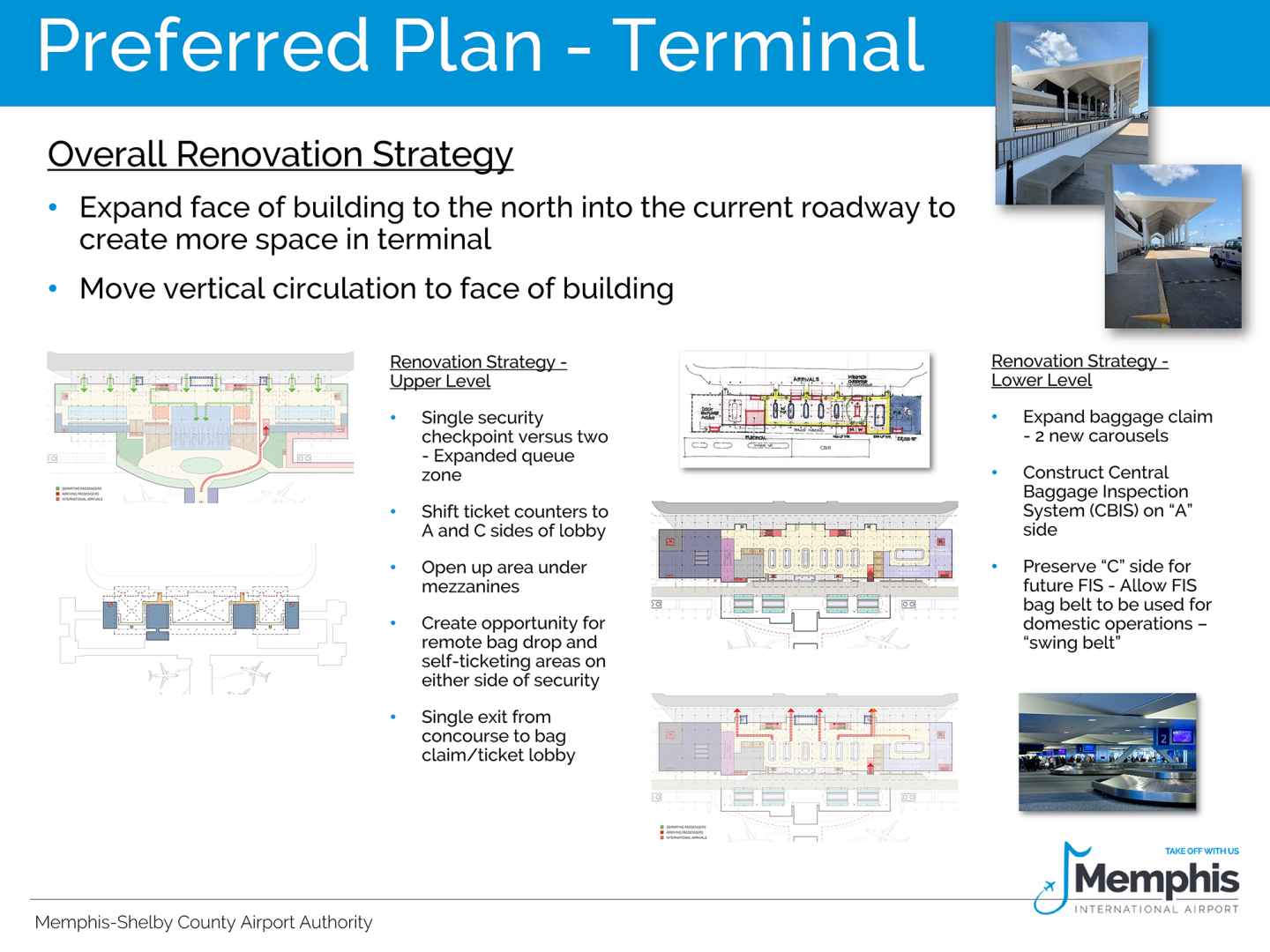 The MEM Master Plan Update Boards – Memphis International Airport – MEM